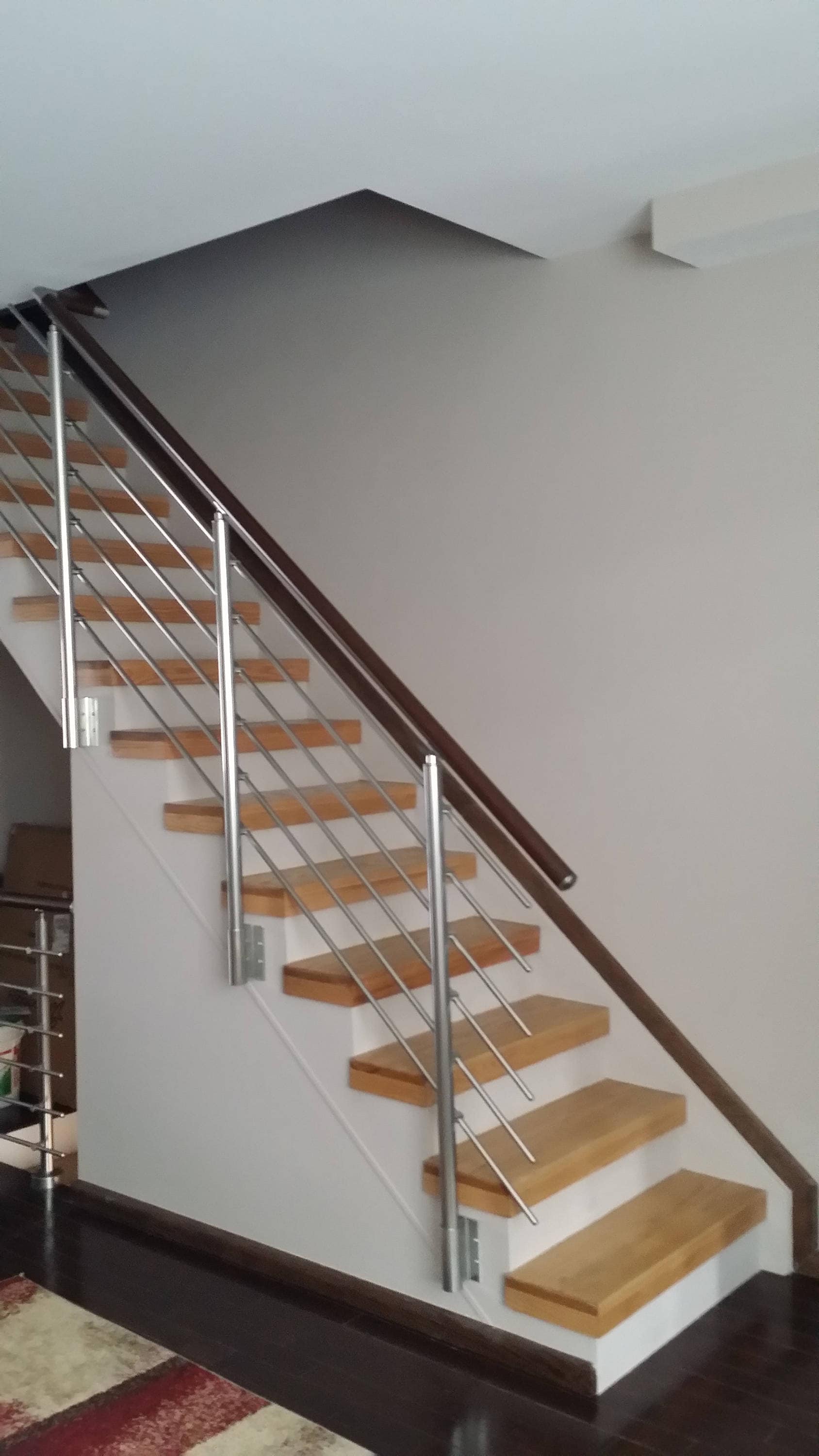 Modern Stairs Balcony Hand Rail Staircase Railing Kit - Aluminium Side ...