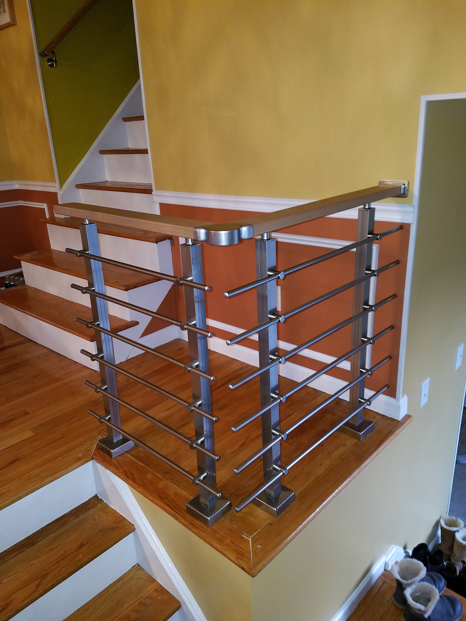 Modern Square Stairs Balcony Hand Rail Staircase Railing Kit ...
