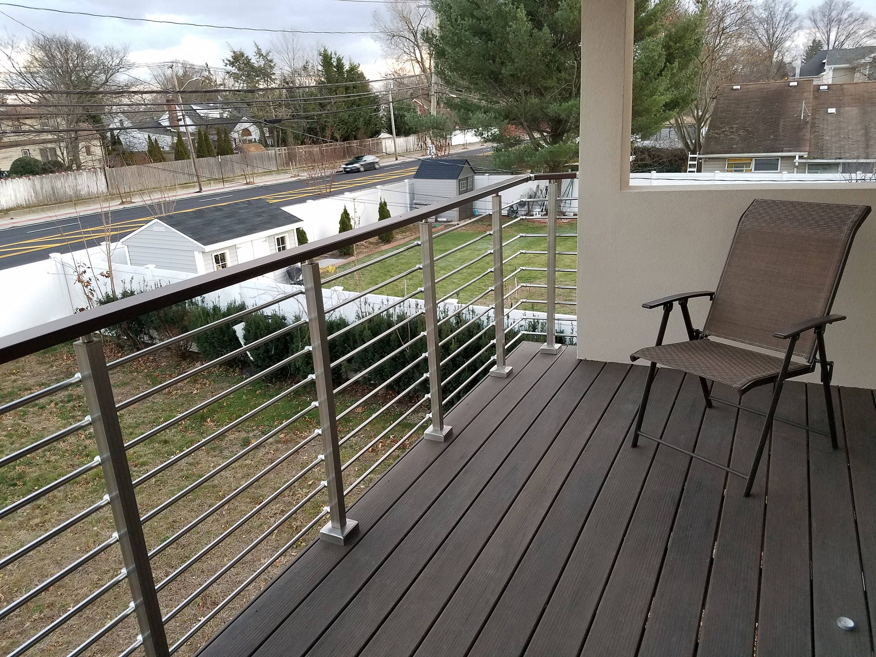 Modern Square Stairs Balcony Hand Rail Staircase Railing Kit ...