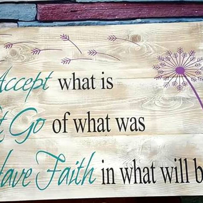 Accept What is Sign - Etsy