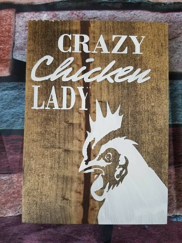 Rustic crazy Chicken Lady Rooster Farm Funny Adult - Etsy