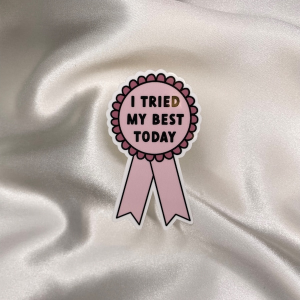 I Tried Stickers - Etsy
