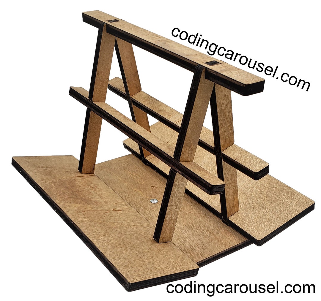 2-sided Medical Coding Rotating Book Carousel Stand Wood Cooking ...