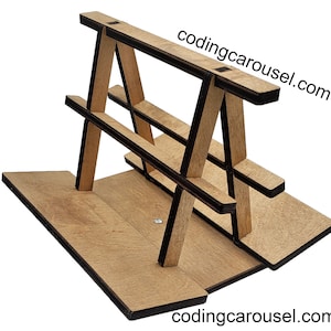 2-sided Medical Coding Rotating Book Carousel Stand Wood Cooking ...