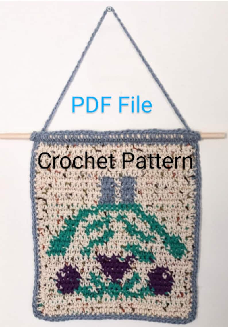 Shavuot Wall Hanging Tapestry Crochet Pattern, Digital PDF File, Jewish ...