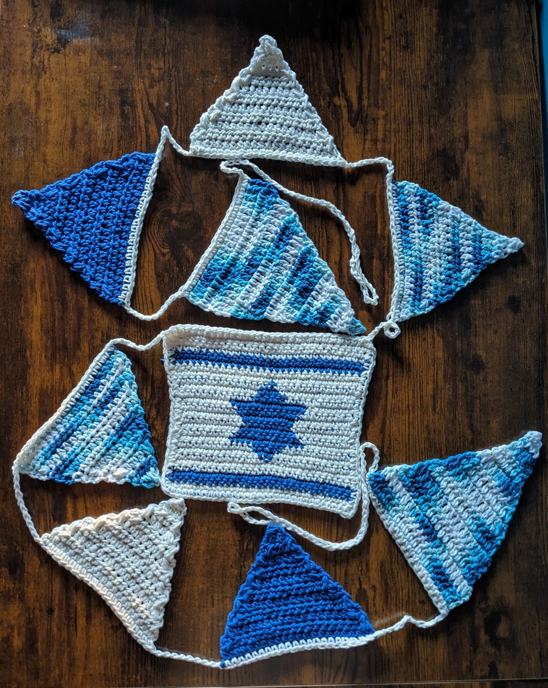 Crochet Jewish Celebration Garland Pattern: Bar/bat Mitzvah (digital ...