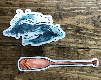 Ocean sticker | Etsy
