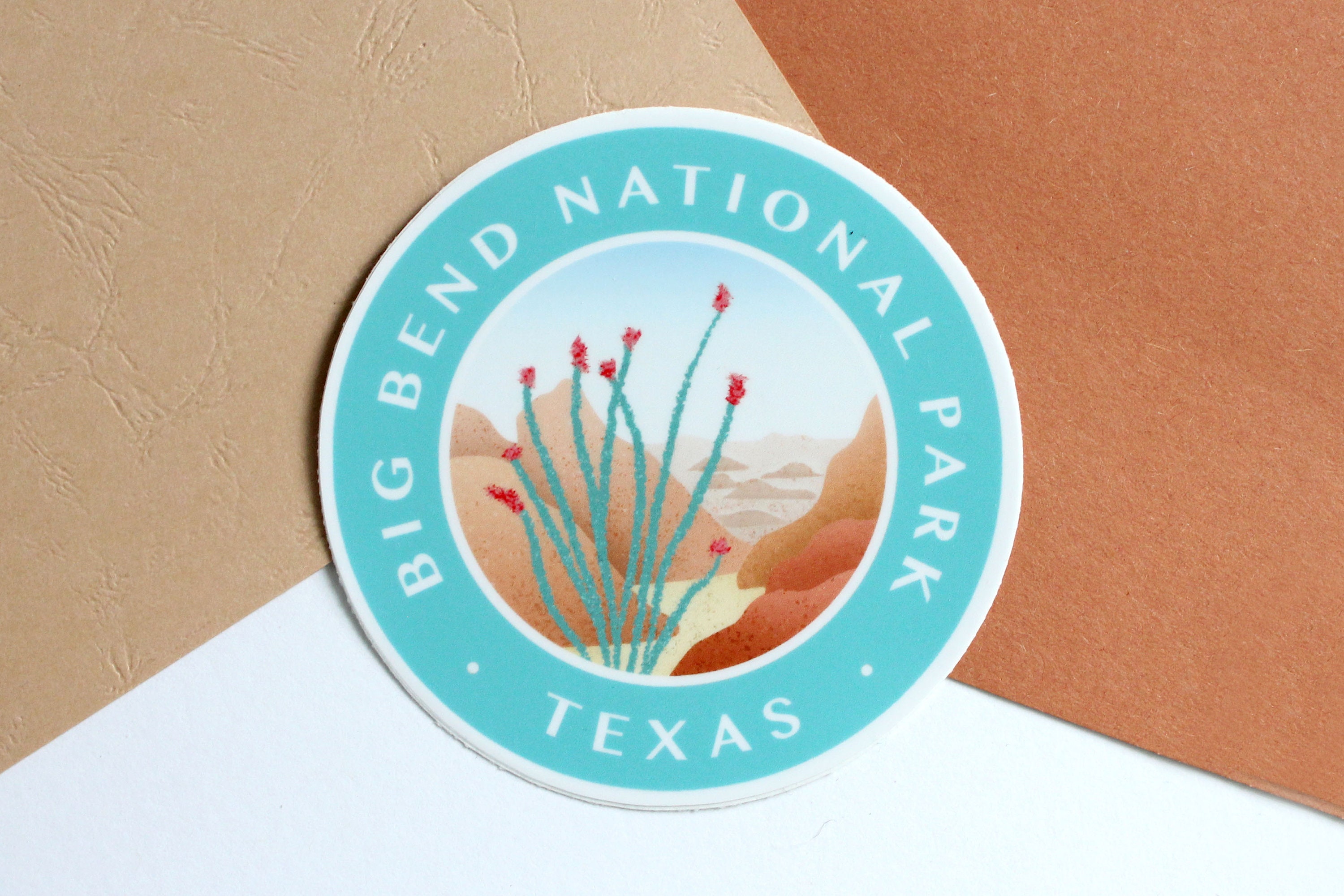 Big Bend National Park Vinyl Sticker | Marfa Big Bend NP Desert ...