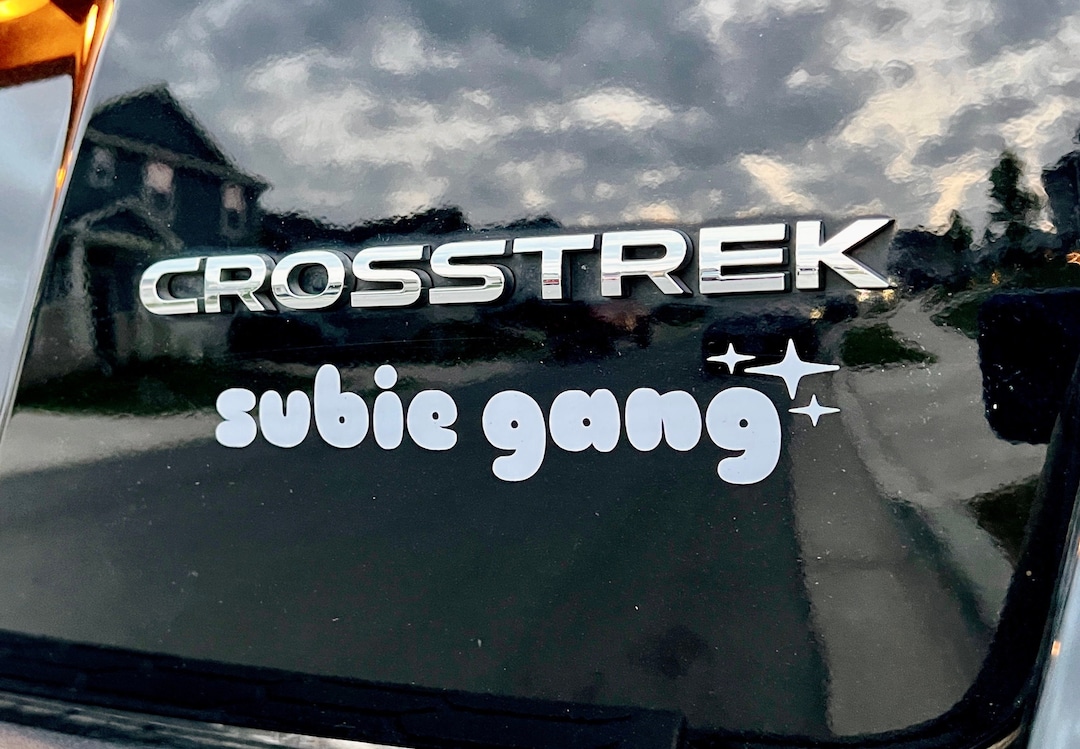 Subie Gang Car Decal White Vinyl or Black Vinyl | Subaru Sticker - Etsy