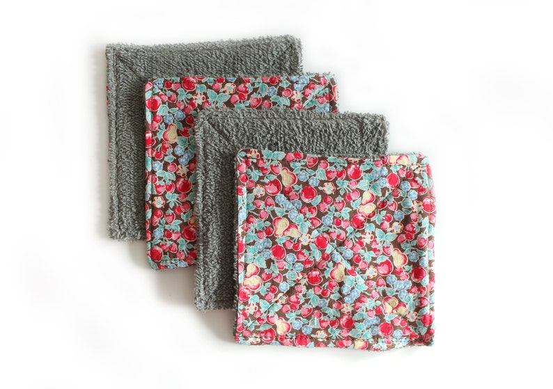 Fruit Apple Reusable Japanese Fabric Dryer Sheets | Handmade Eco ...