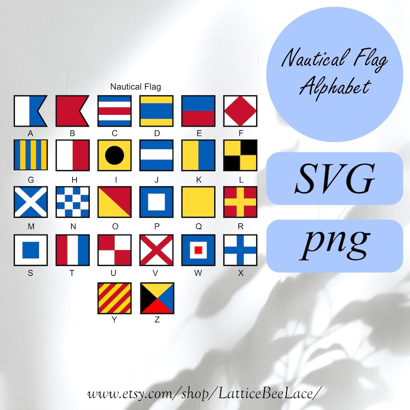 Nautical Alphabet - Etsy