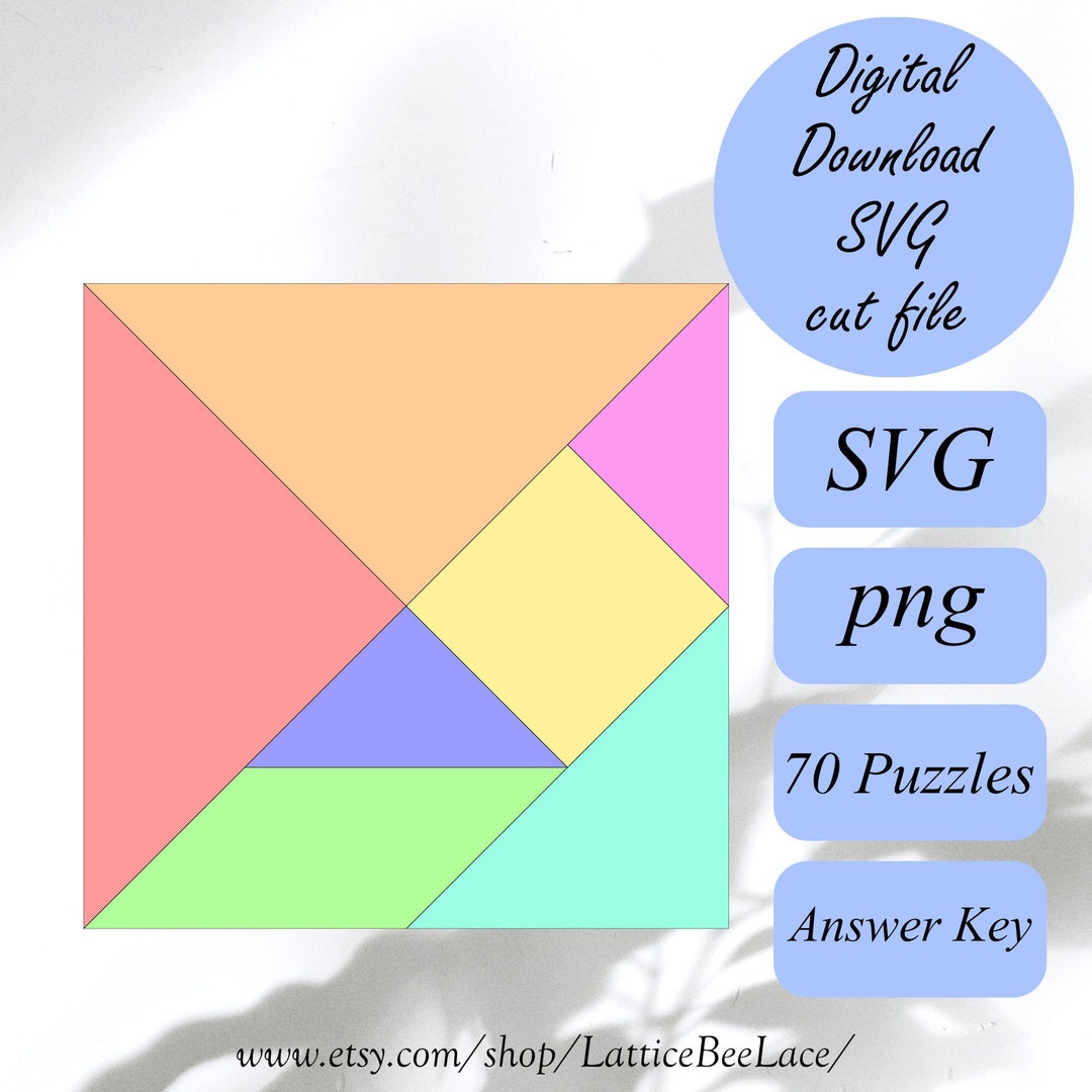 Tangram [SVG] - Etsy