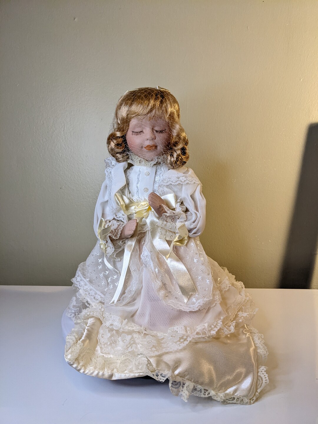 Heritage Signature Collection Praying Porcelain Doll With Certificate ...