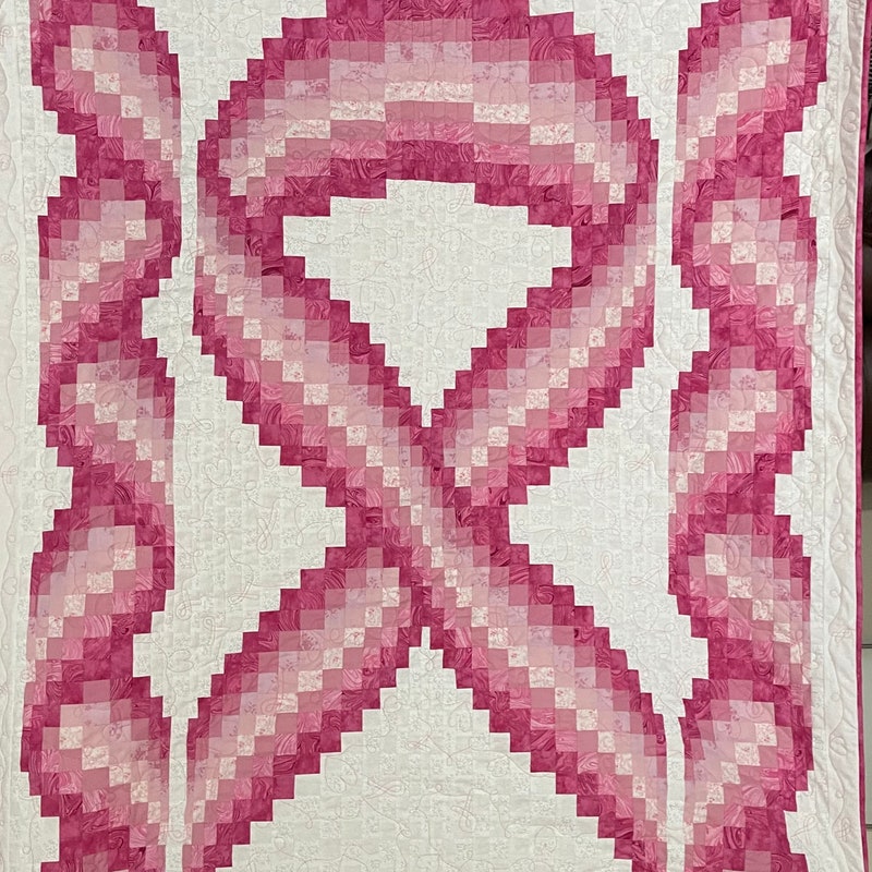 Breast Cancer Quilt - Etsy