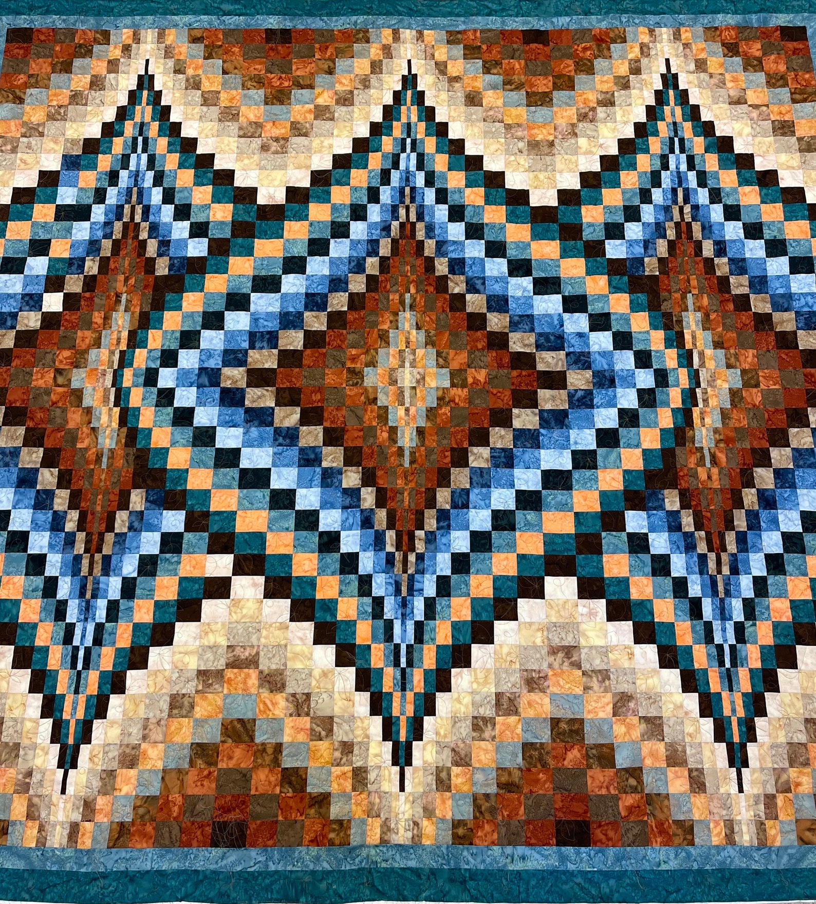 Arabesque Bargello Quilt Pattern - Etsy Canada