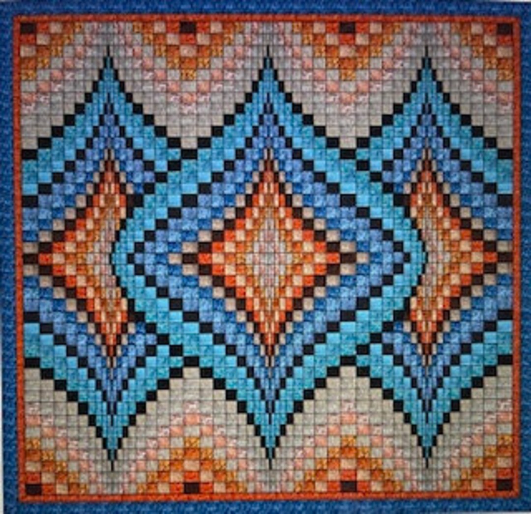 Arabesque Bargello Quilt Pattern - Etsy