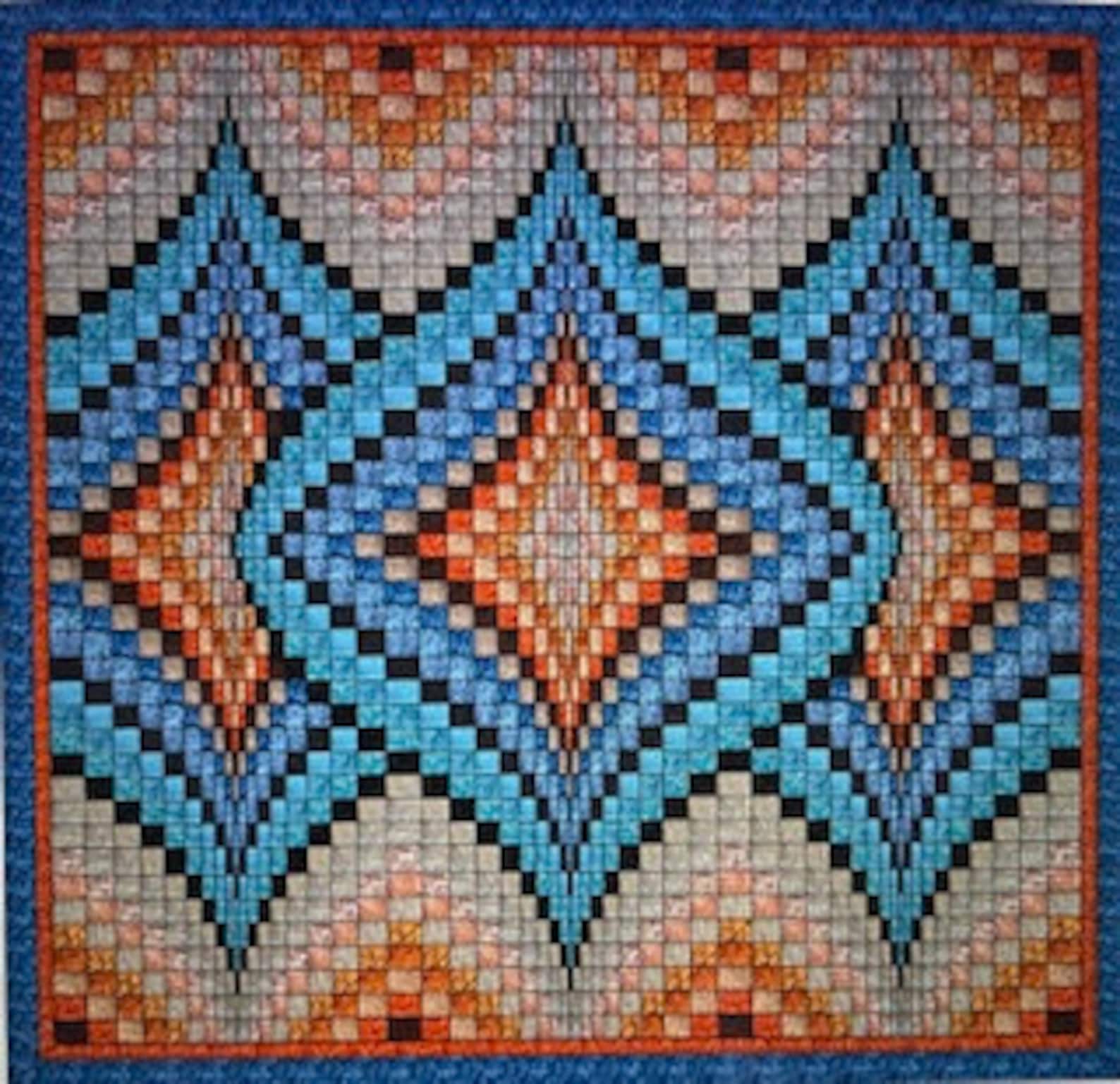 Arabesque Bargello Quilt Pattern - Etsy Canada