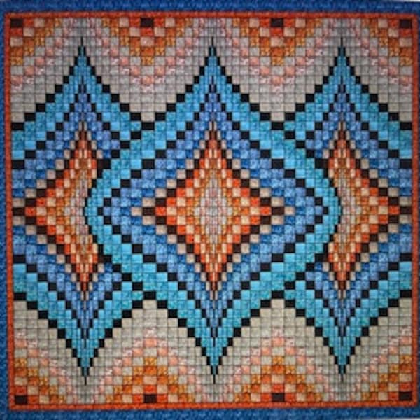 Bargello Quilt Pattern - Etsy