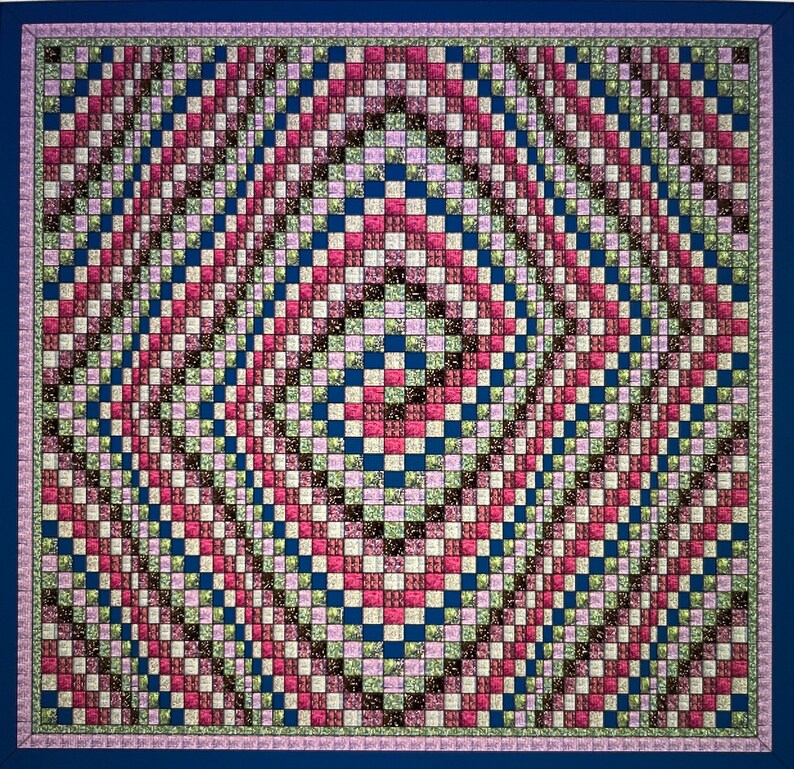 Spiral Bargello Quilt Pattern - Etsy
