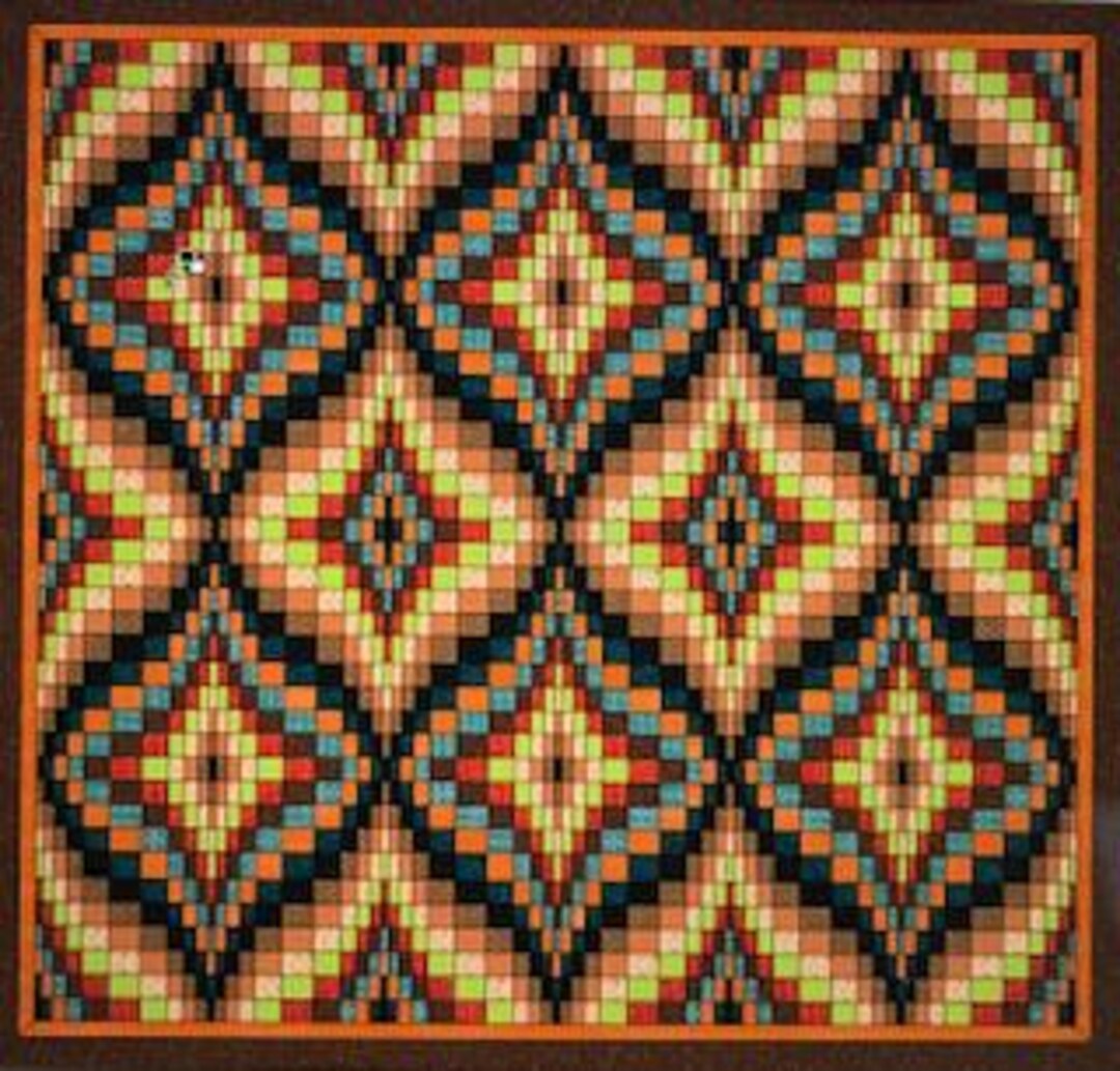 Double Arabesque Bargello Quilt Pattern - Etsy