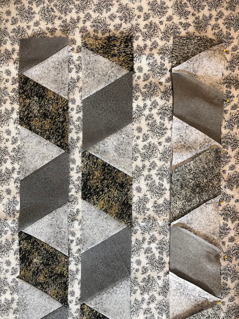 Paper Copy Tumbling Block Quilt Pattern - Etsy