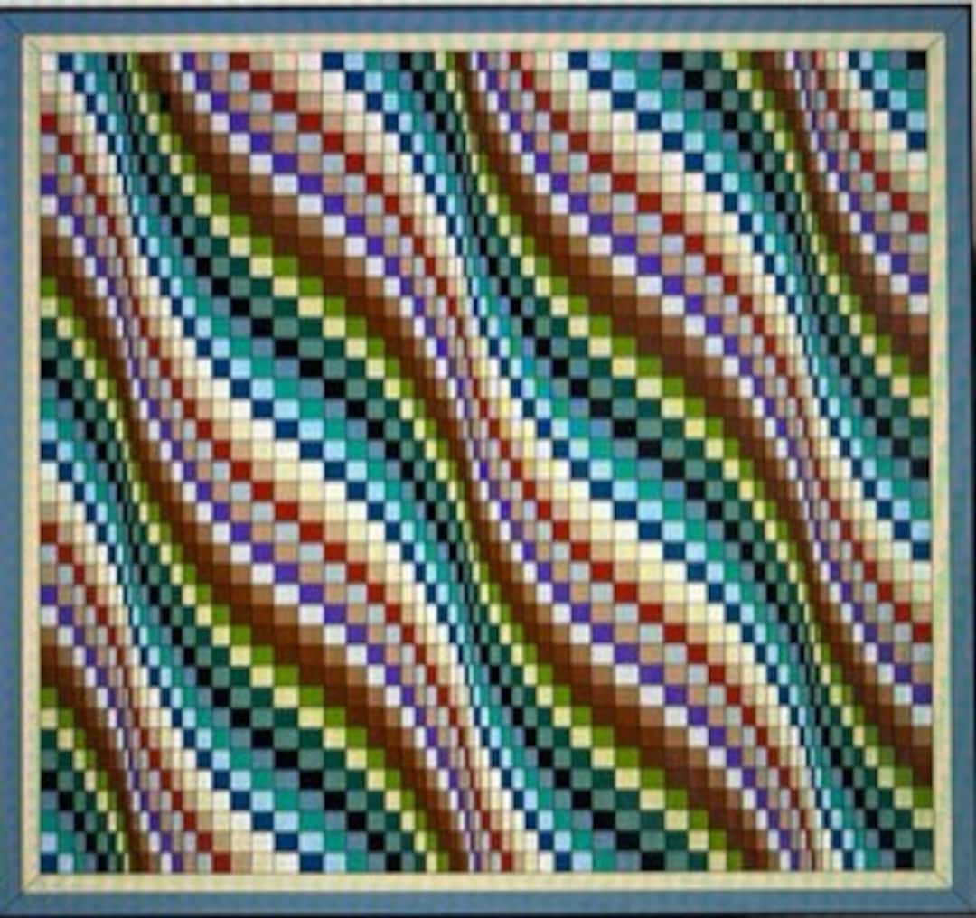 Waving Bargello Quilt Pattern - Etsy