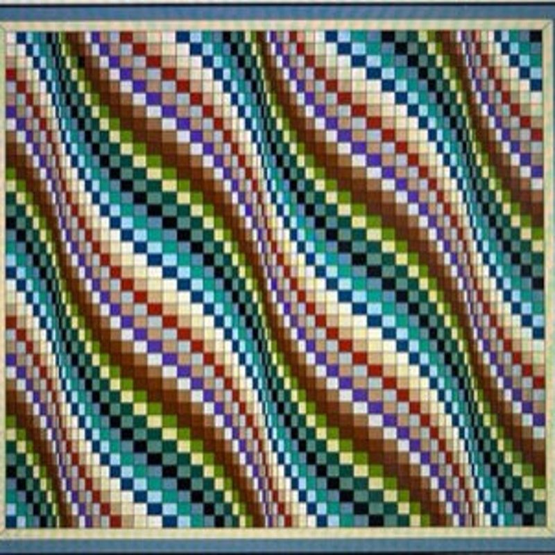 Wave Quilt Pattern - Etsy