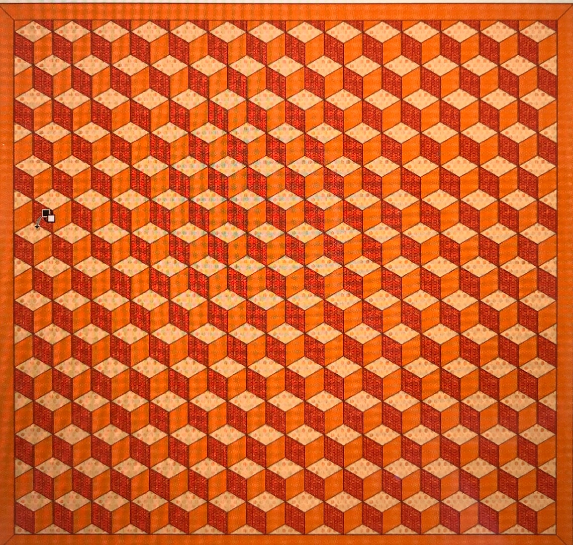 Tumbling Block Quilt Pattern - Etsy