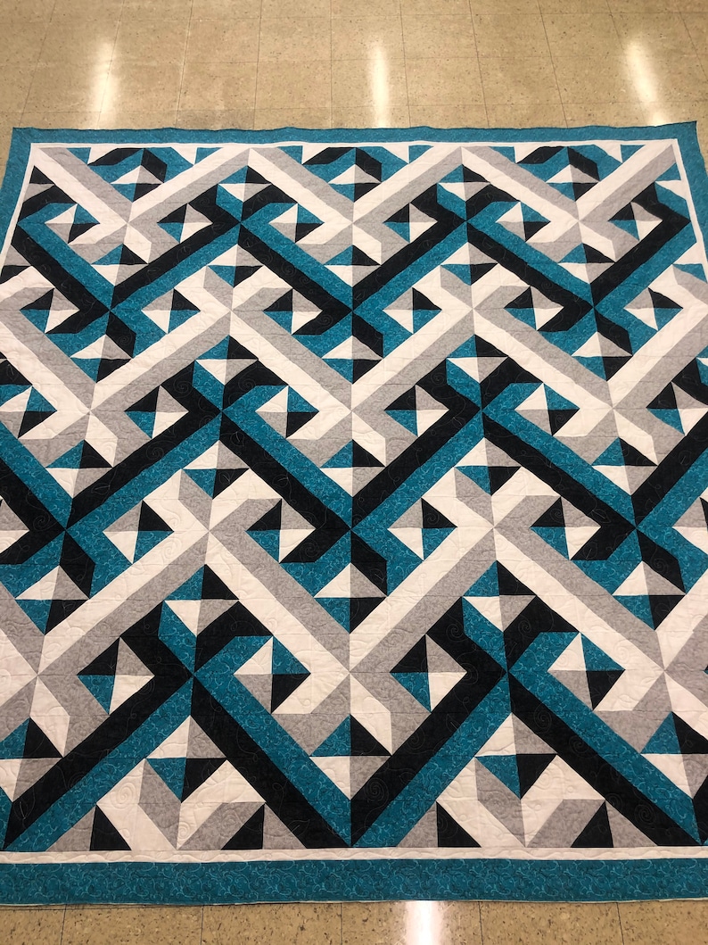 Interwoven Quilt Pattern - Etsy