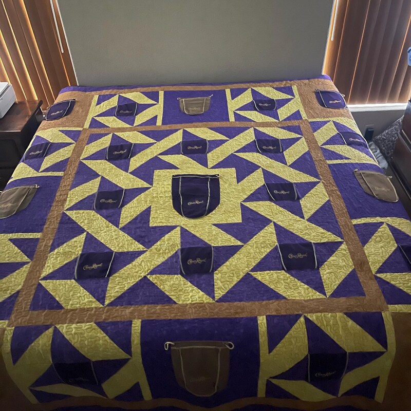 Crown Royal Quilt - Etsy