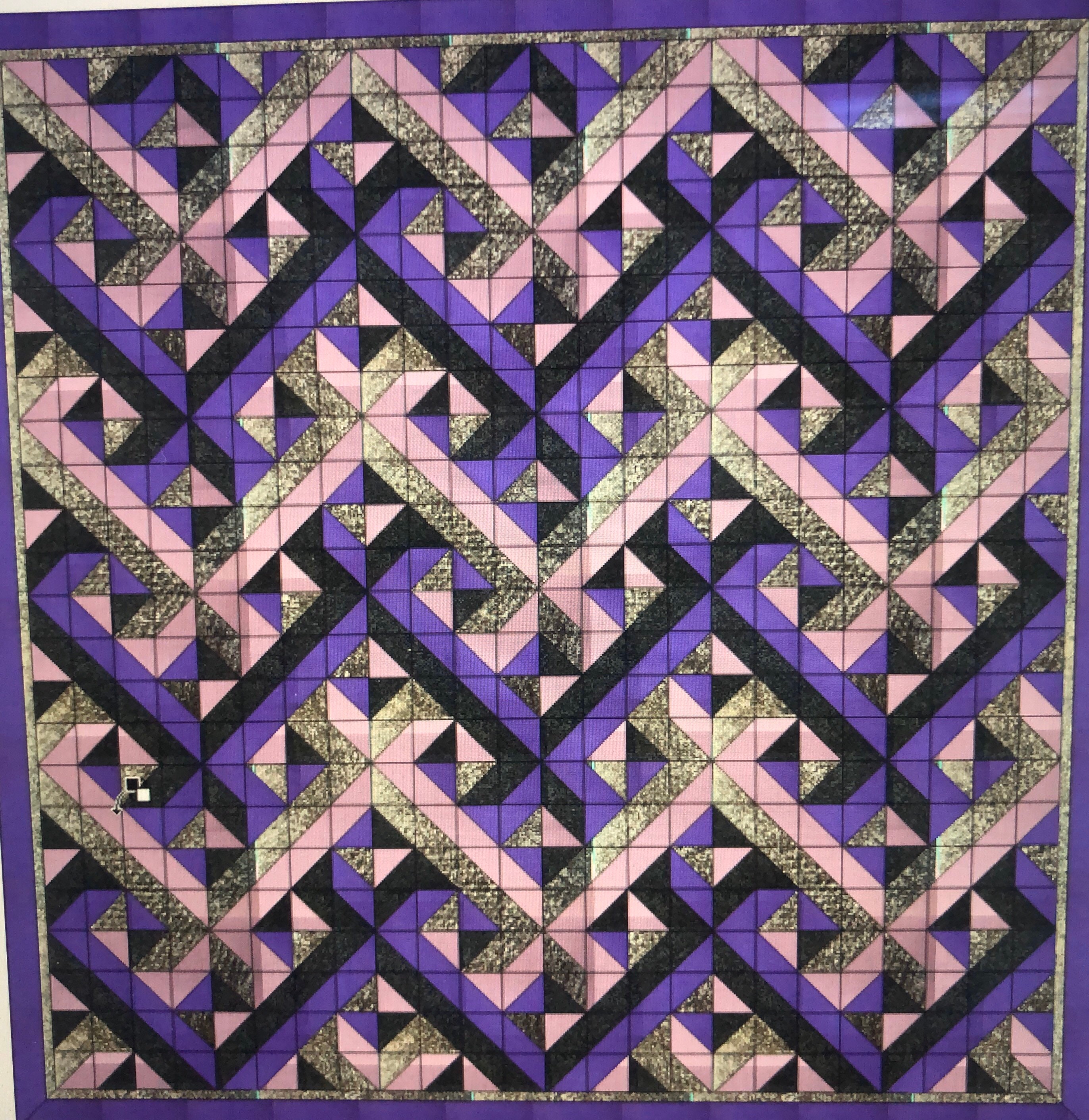 Interwoven Quilt Pattern - Etsy