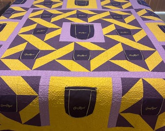 Crown Royal Quilt - Etsy