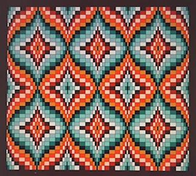 Double Arabesque Bargello Quilt Pattern - Etsy