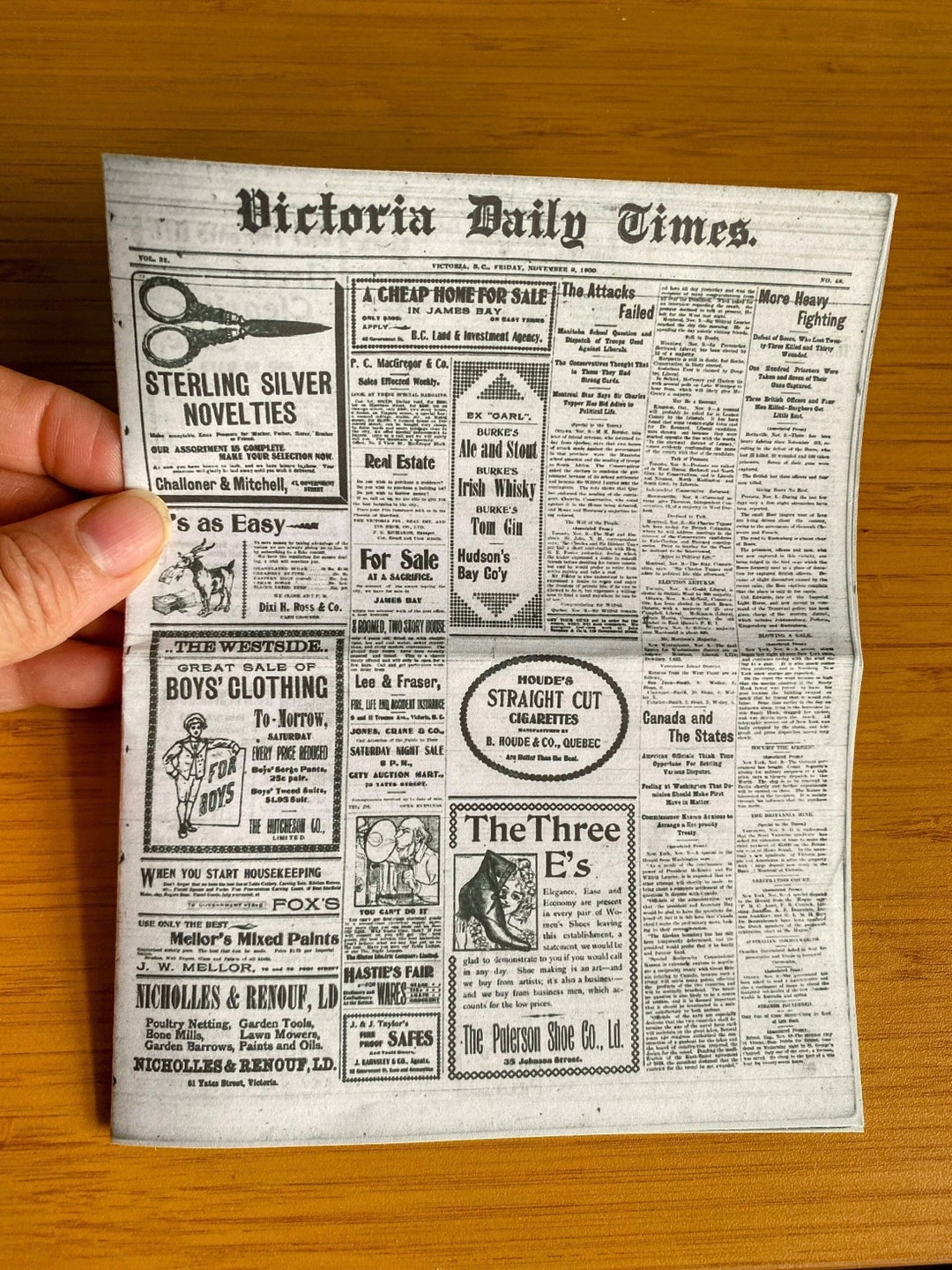 DIY Mini Newspaper for 18 American Girl Doll or up to - Etsy