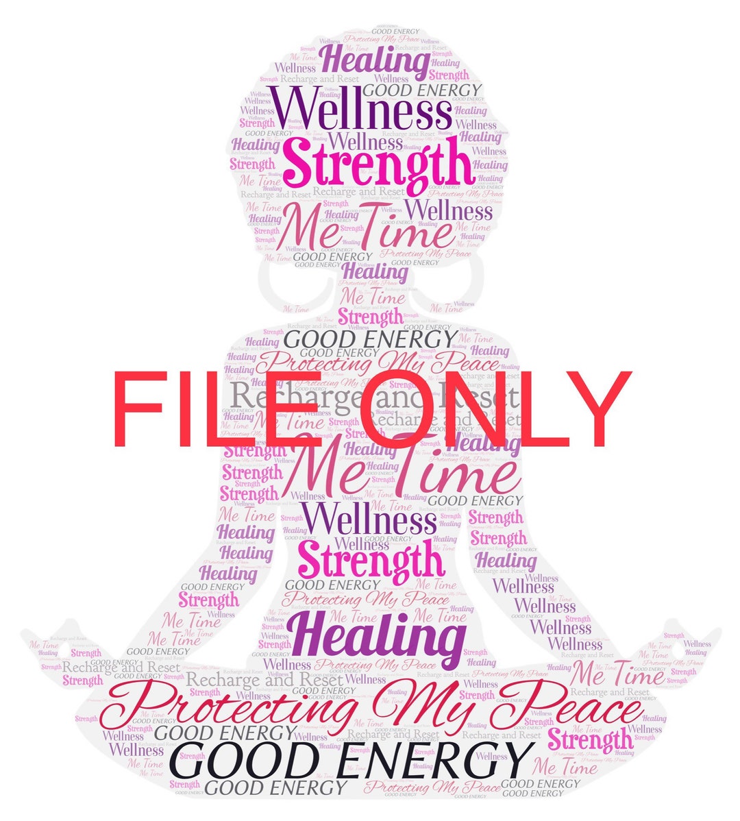 Wellness Me Time Printable Image/ Digital Image Sublimation - Etsy