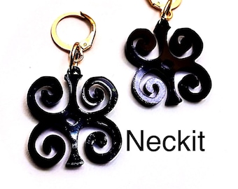 Dwennimmen African Adinkra Symbol Dangles | Etsy