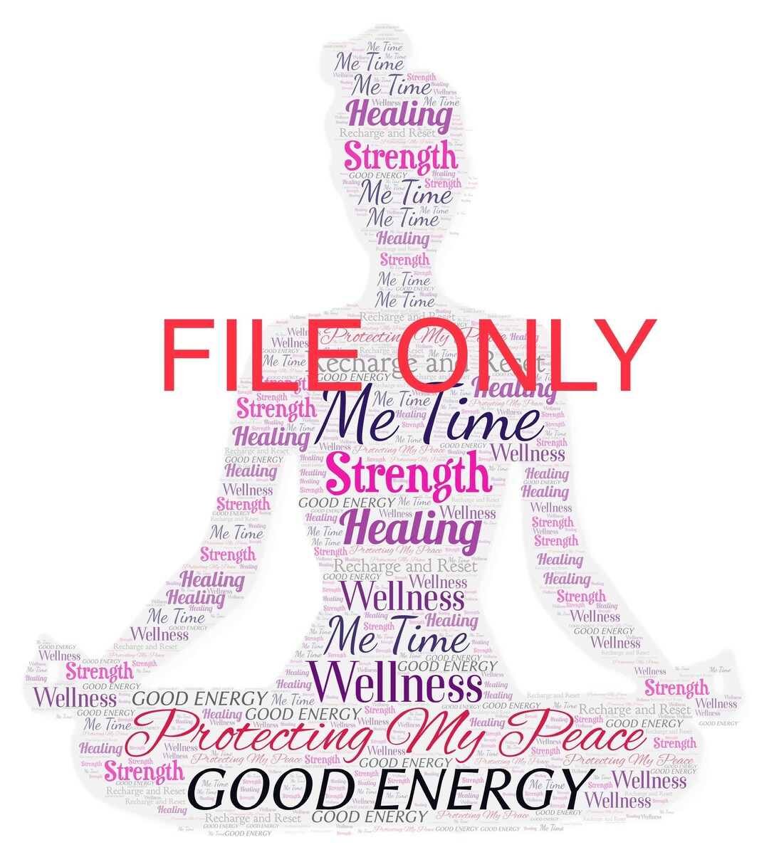 Wellness Me Time Printable Image Bun/ Digital Image Sublimation - Etsy