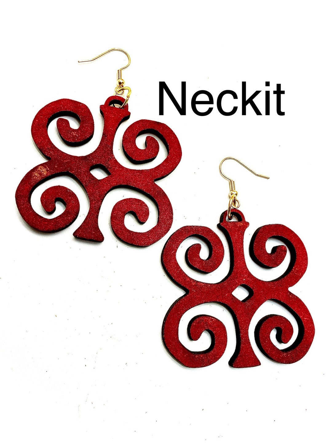 Dwennimmen African Adinkra Symbol Dangles - Etsy