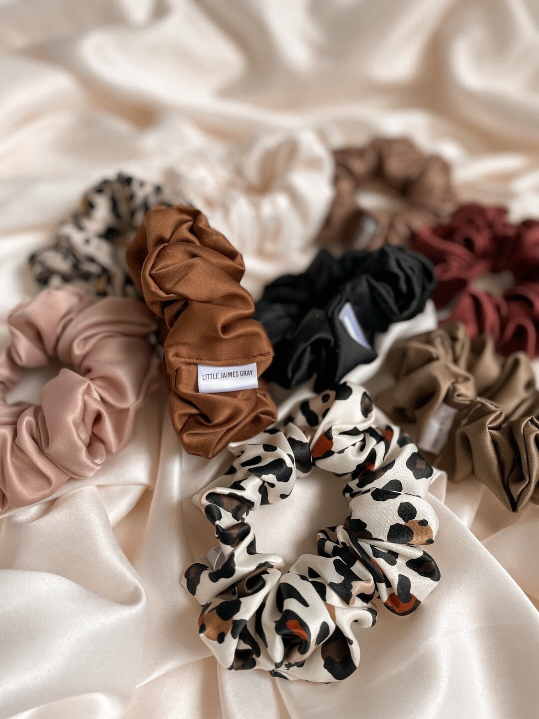 Neutral Color Soft Luxurious Satin Hair Scrunchie - Etsy