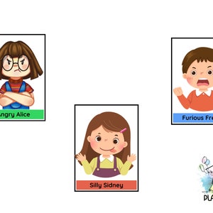 Emotions/feelings Guess Who Board Game - TWO Sizes - Digital Download ...