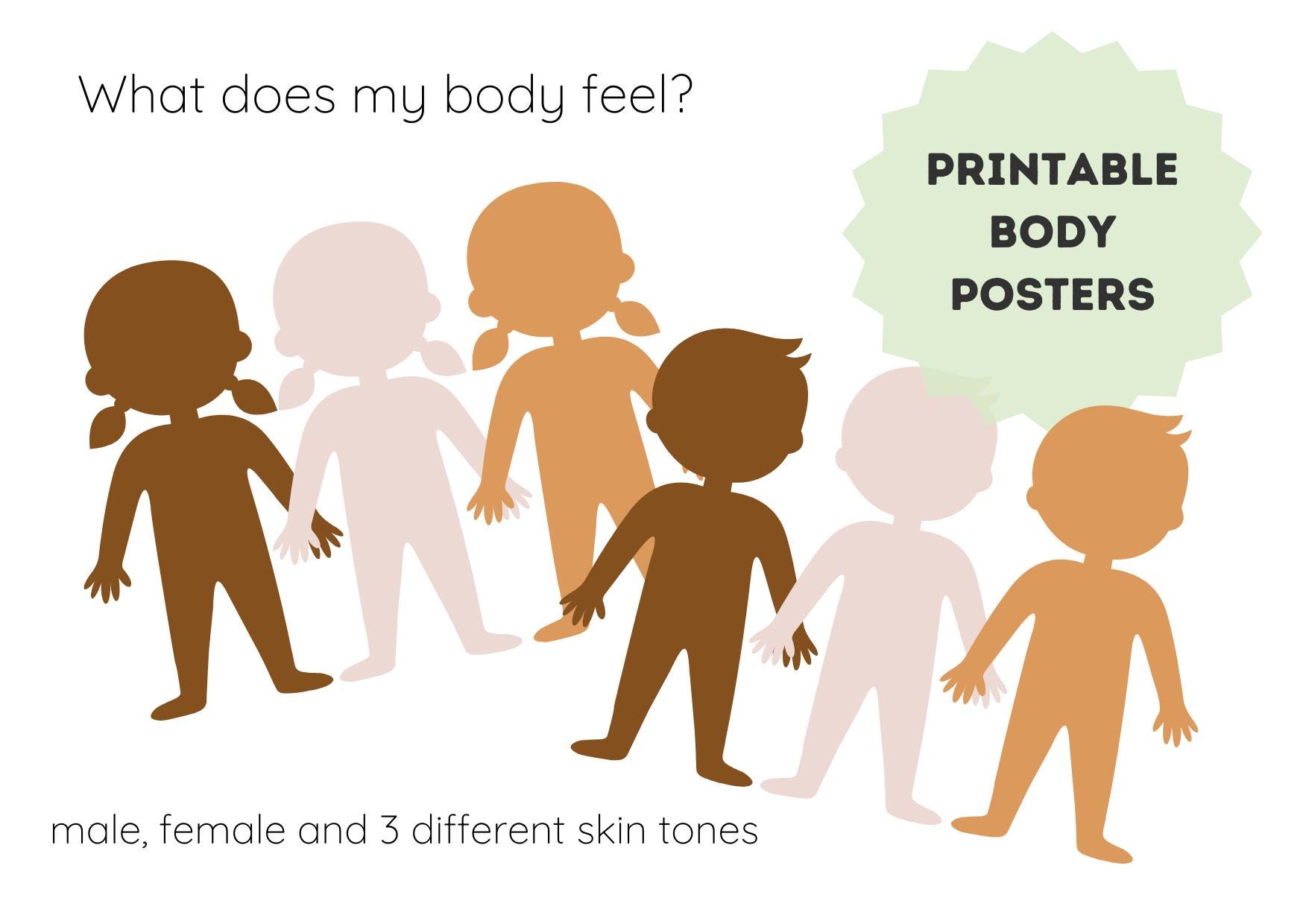 Interoception/body Awareness Pack - Therapeutic Resources for Children ...