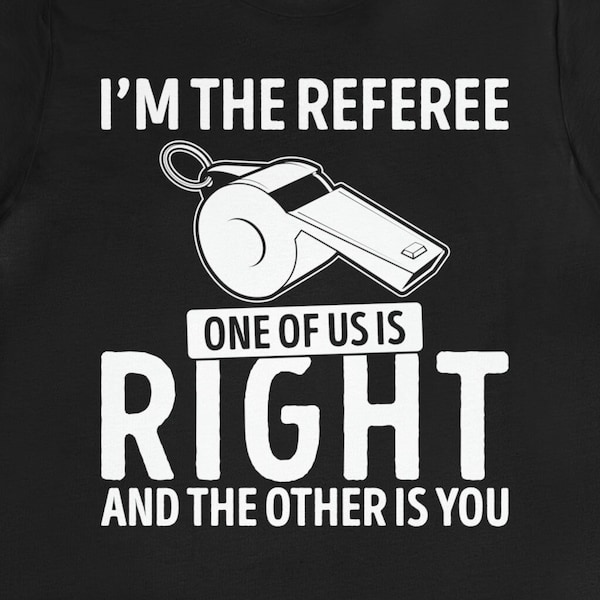 Funny Referee Shirt - Etsy