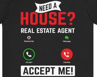 Funny Real Estate Agent Shirt. Real Estate Agent Gift. Real Estate T ...