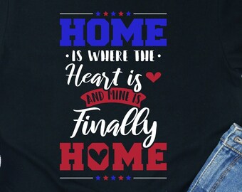Military Welcome Home Shirt - Etsy