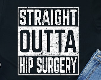 Broken Hip Replacement Shirt Recovery T-shirt Bionic Funny | Etsy