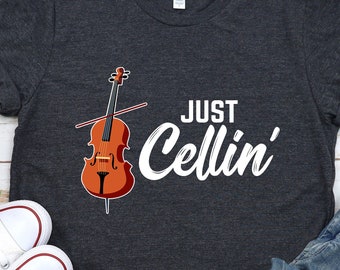 Funny Cello T Shirt - Etsy