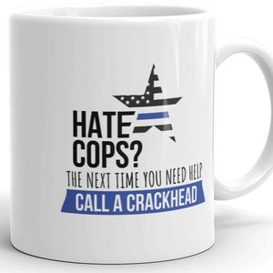 Police Officer Mug Policeman Coffee Tea Mugs Funny Gifts Mom Dad ...
