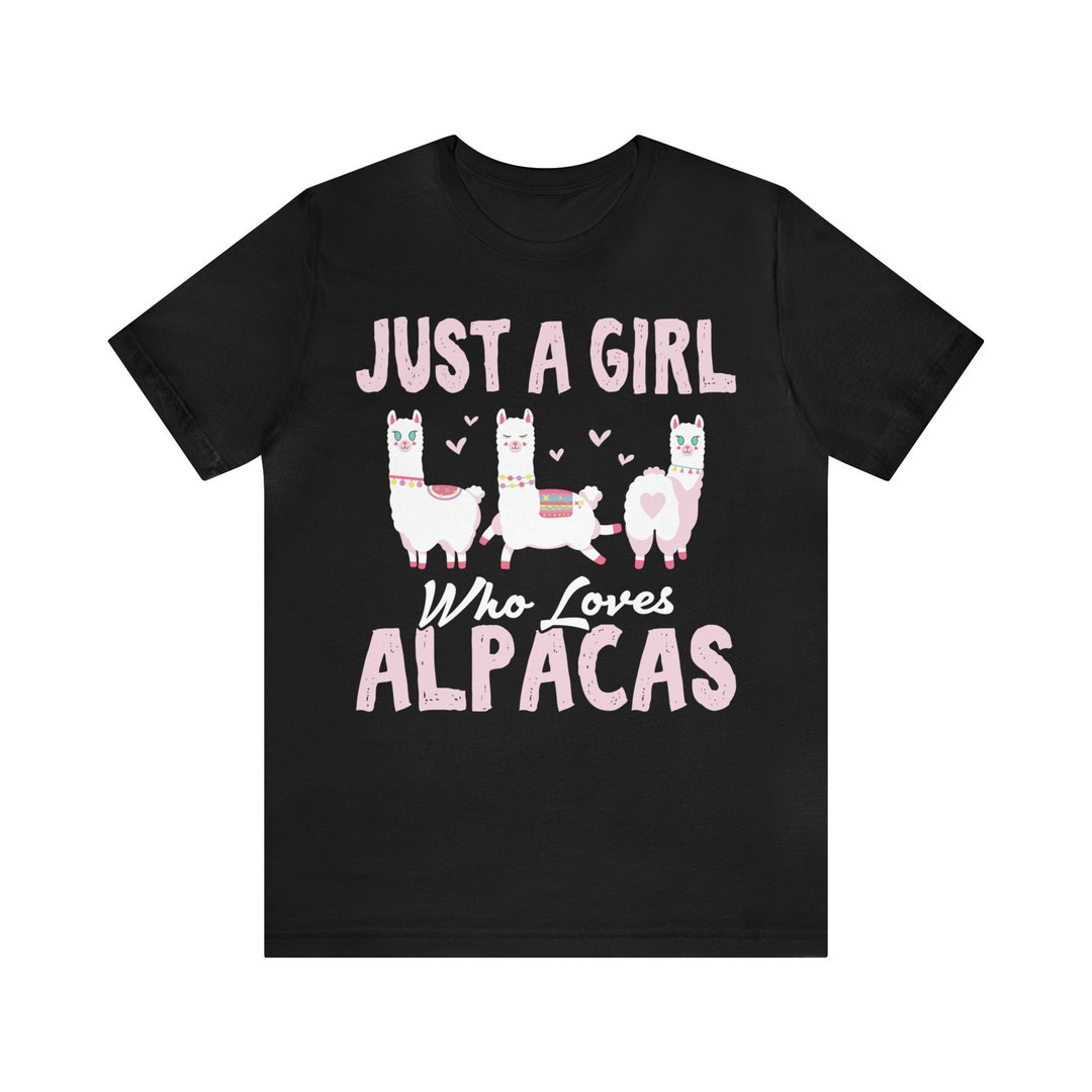 Alpaca Gift / Funny Alpaca Shirt Idea for Her / Cute Alpaca Fan T-shirt ...