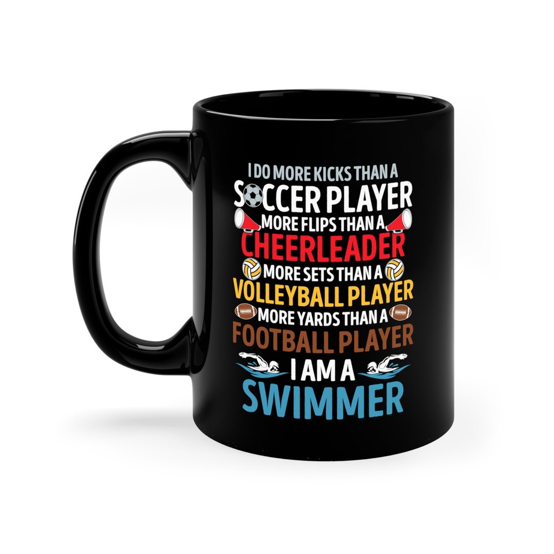 Swimming Mug / Funny Swim Teacher Gift for Him & Her / Swimmer Coffee ...