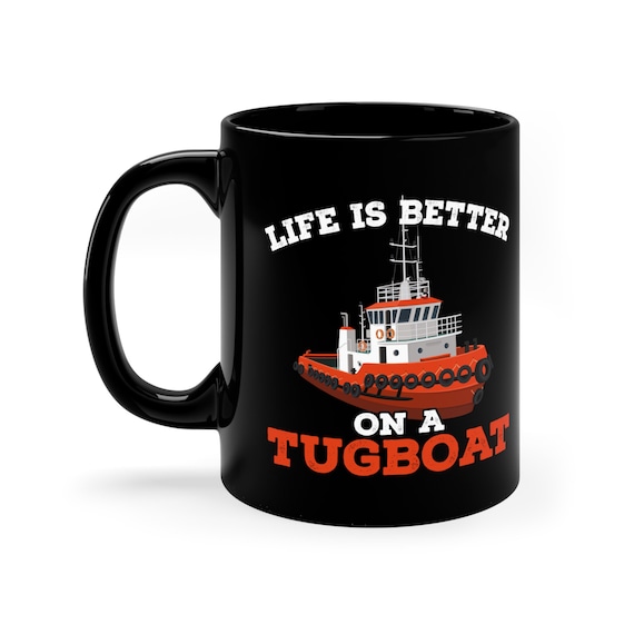Tugs Memes Funny Tugboat Mug / Tugboat Operator Gift Idea For Him